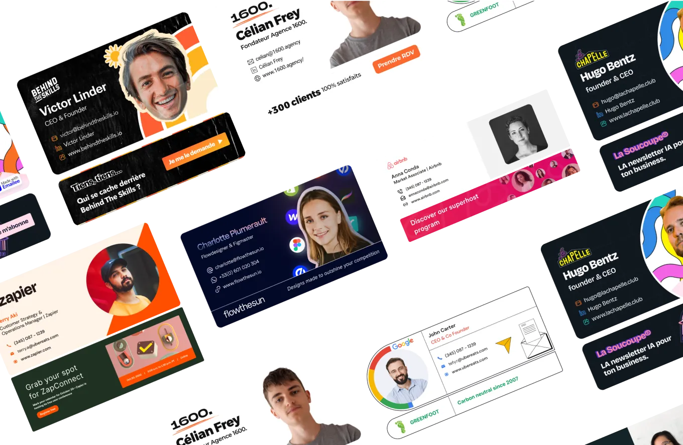 Custom signatures on demand | Emailee